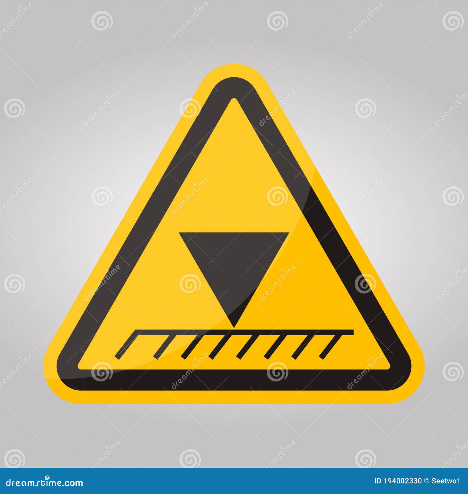 Limit Overhead Height Symbol Sign Isolate on White Background,Vector ...