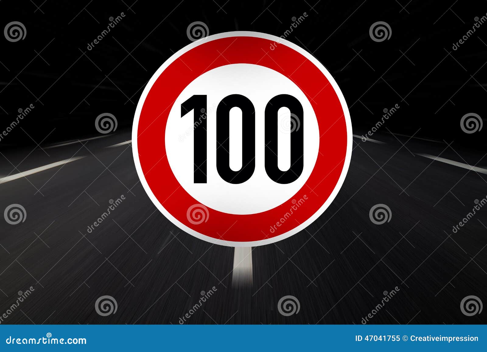 100 limit sign stock image. Image of germany, scary, text - 47041755