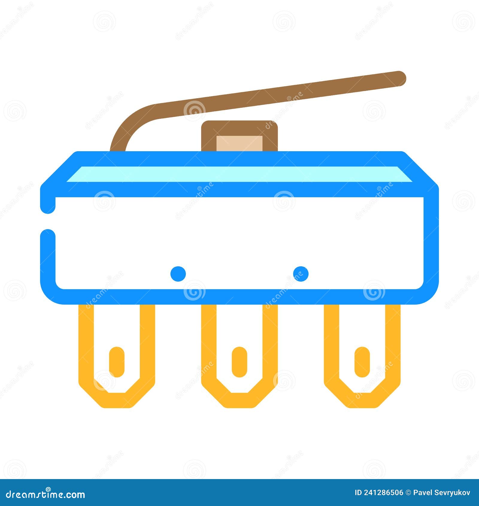 Limit Switch Color Icon Vector Illustration Stock Vector - Illustration ...