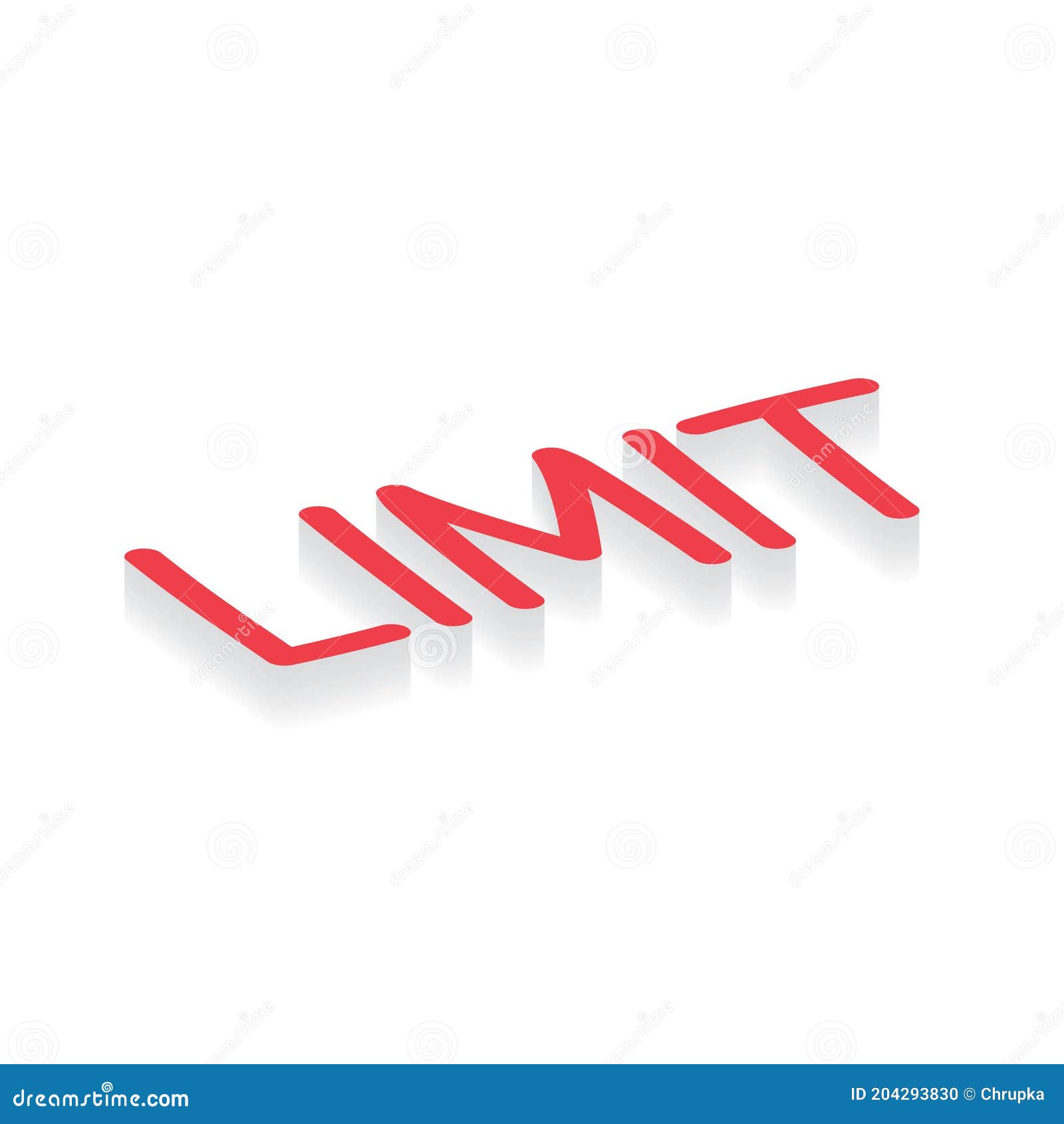 Limit word concept stock vector. Illustration of business - 204293830