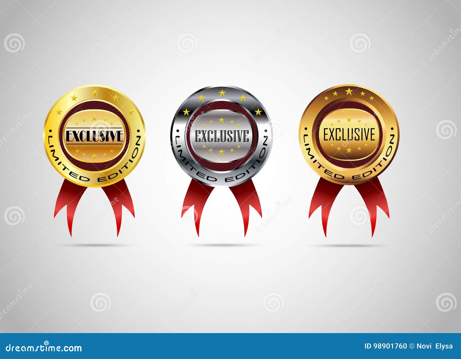 Limited edition label stock vector. Illustration of certificate - 98901760