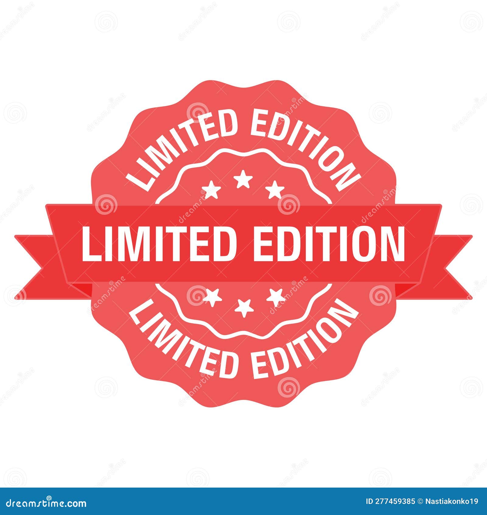 Limited Edition Label or Stamp. Vector Illustration Stock Vector ...