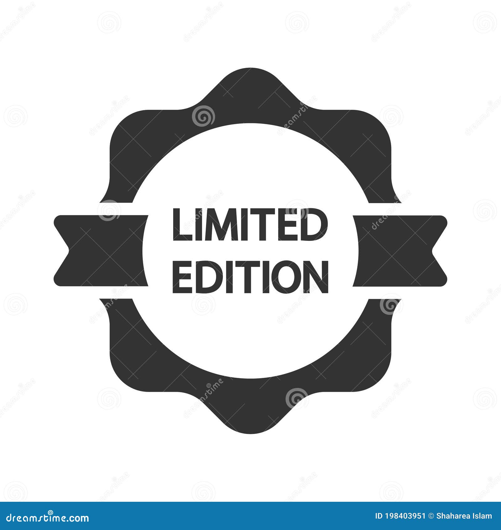 Limited Edition Tag, Label Icon Stock Vector - Illustration of symbol ...