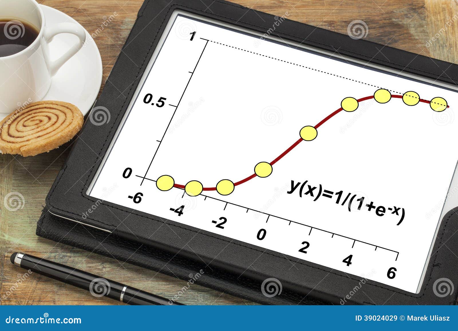 Limited growth model stock image. Image of graph, education - 39024029