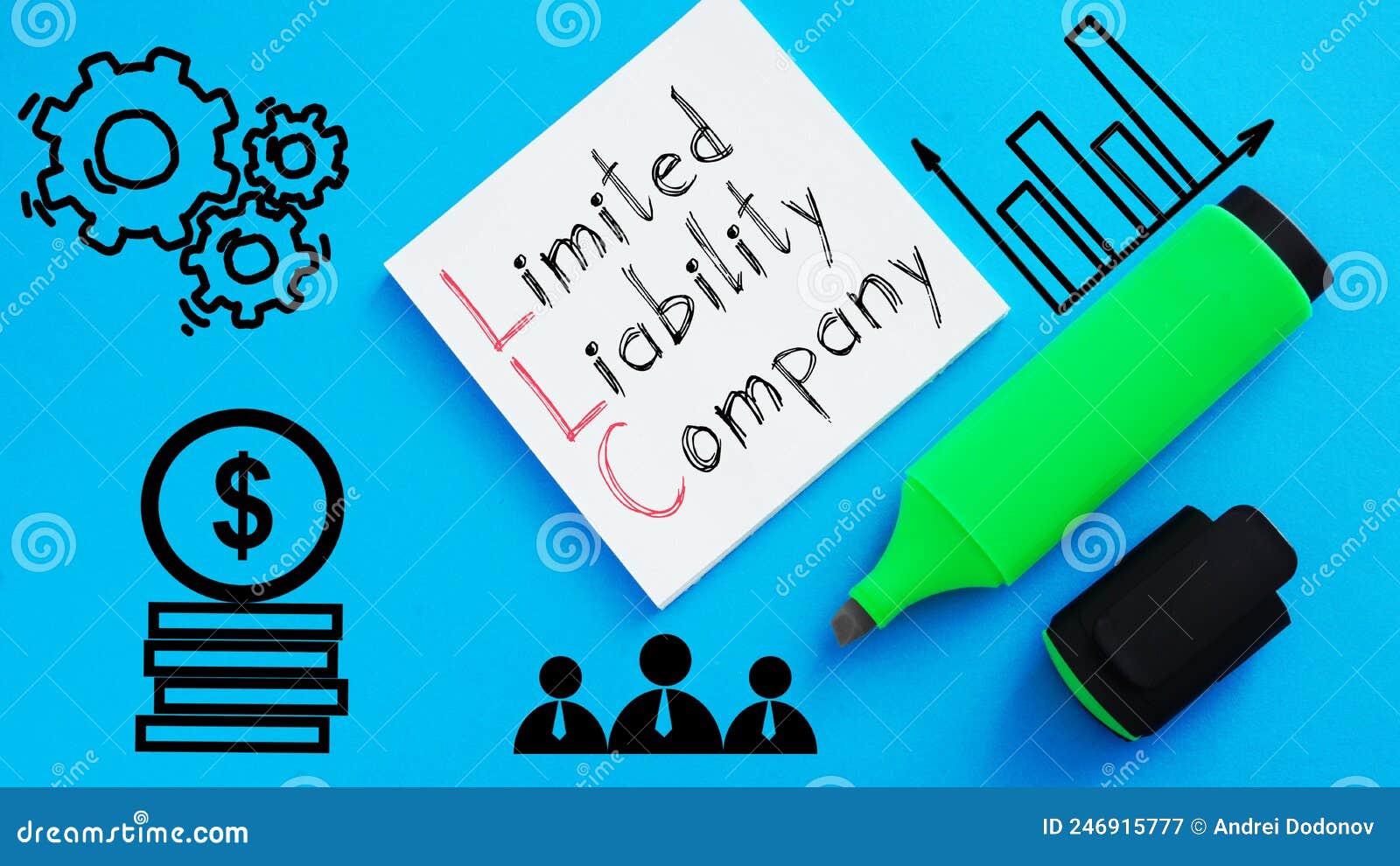 Limited Liability Company LLC is Shown Using the Text Stock Image ...