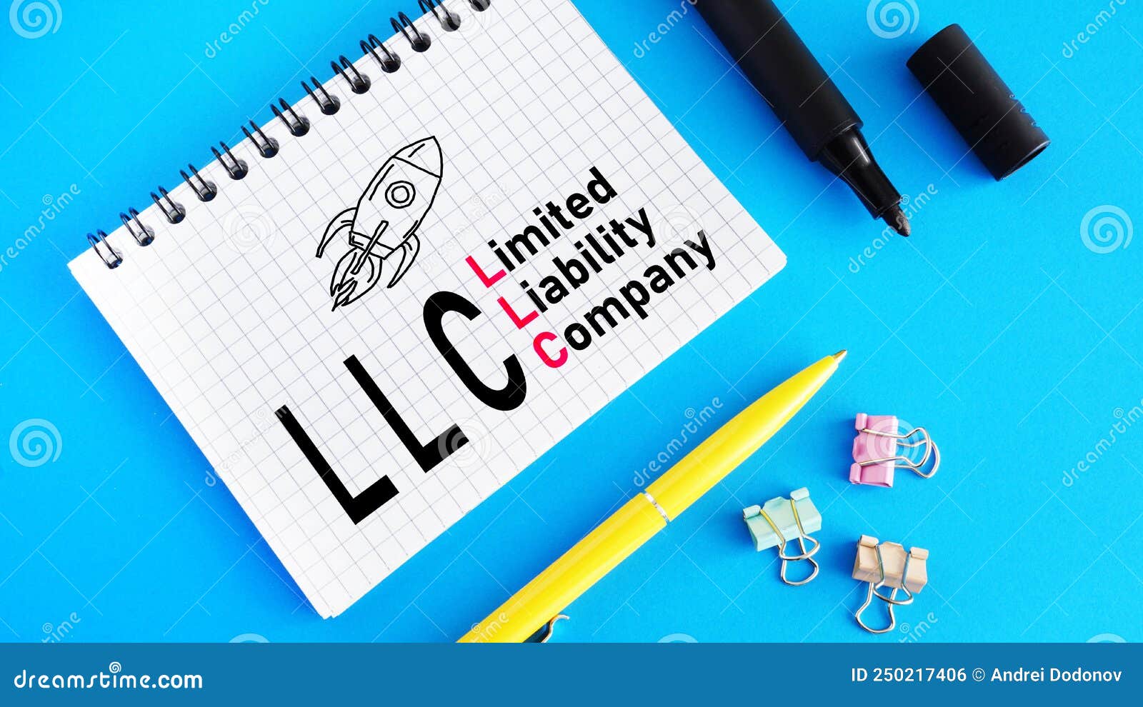 Limited Liability Company LLC is Shown Using the Text Stock Photo ...