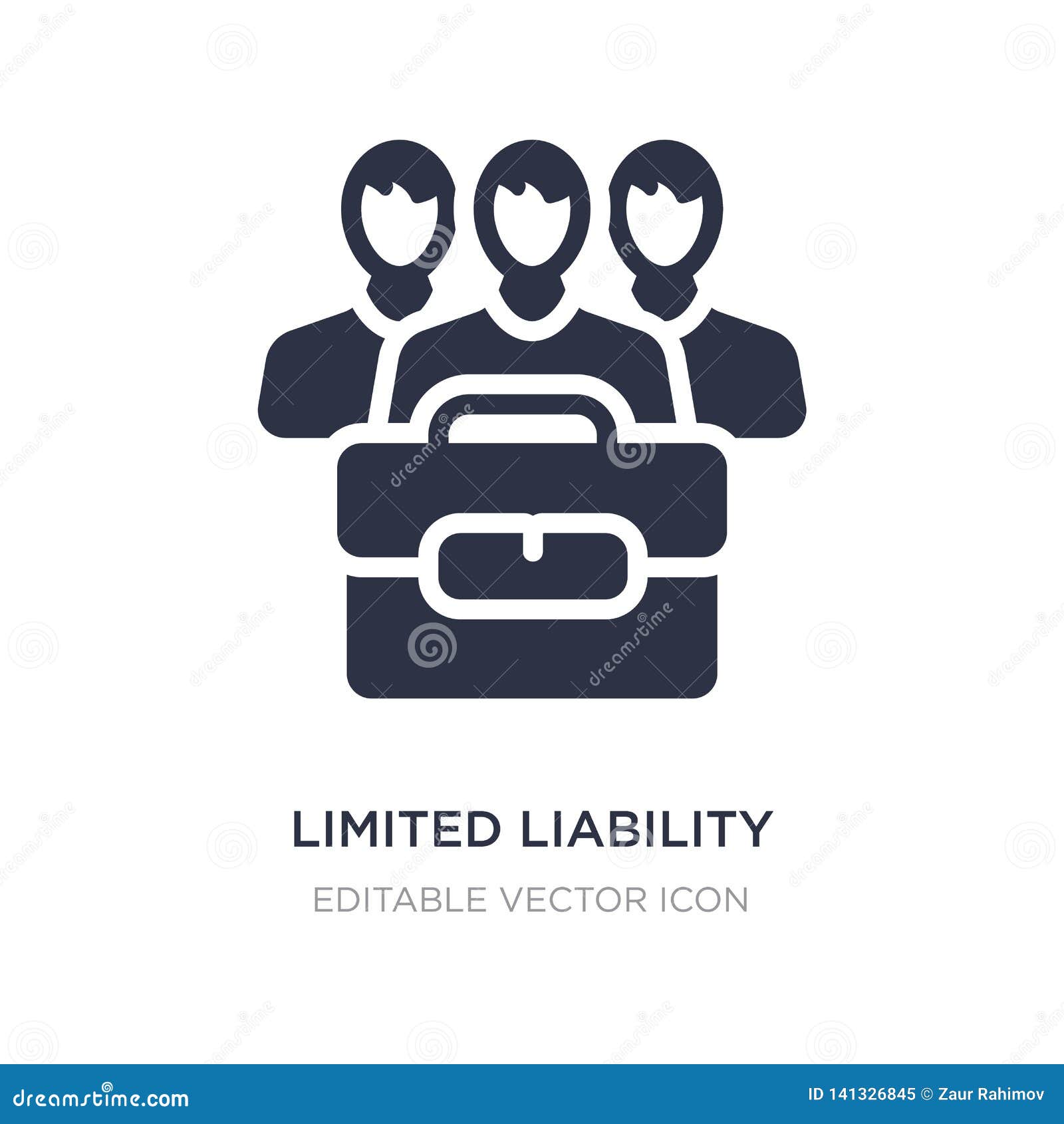 Liability Icon Vector From Business Partnership Collection. Thin Line ...
