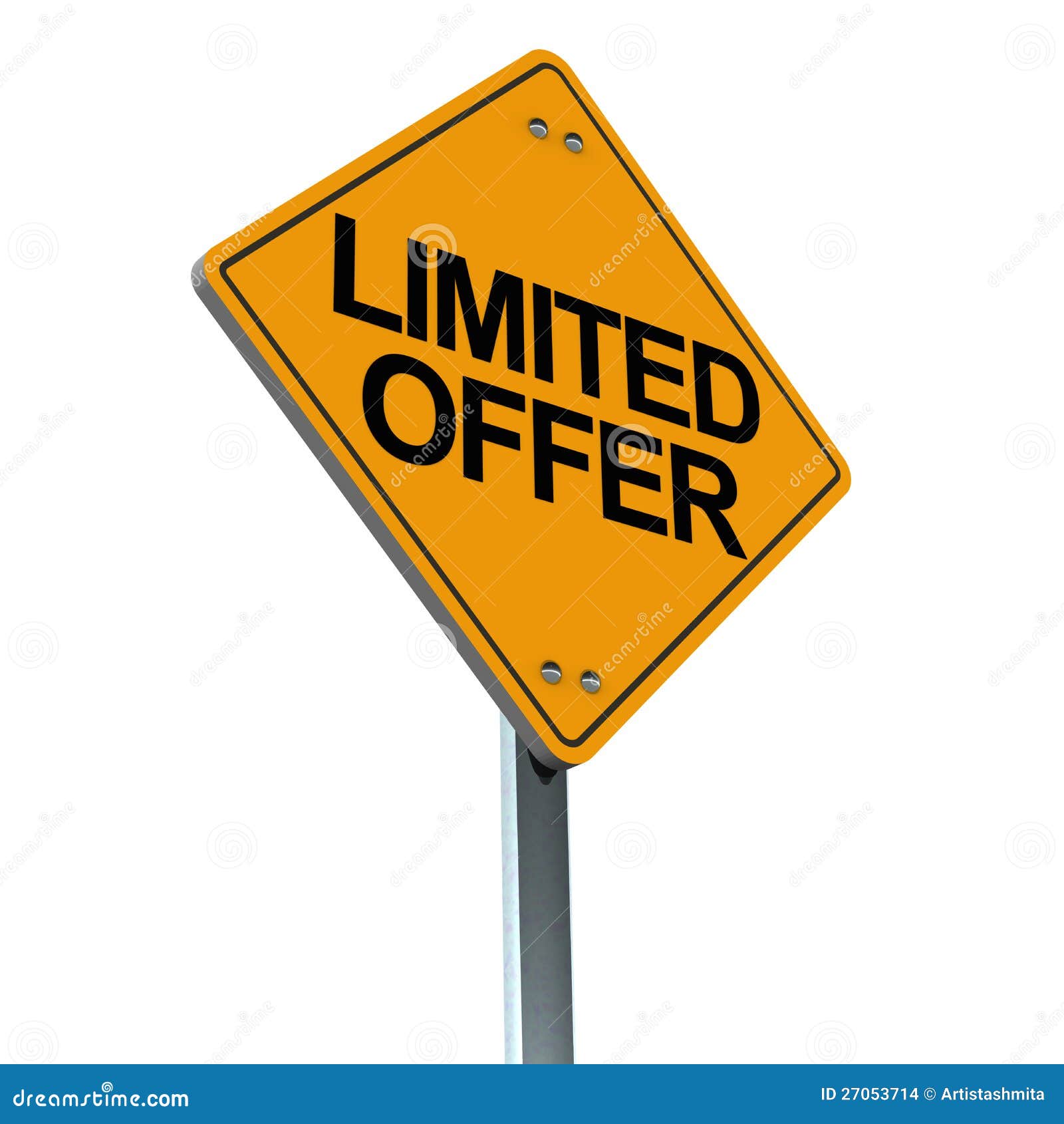 Limited offer stock illustration. Illustration of deals - 27053714
