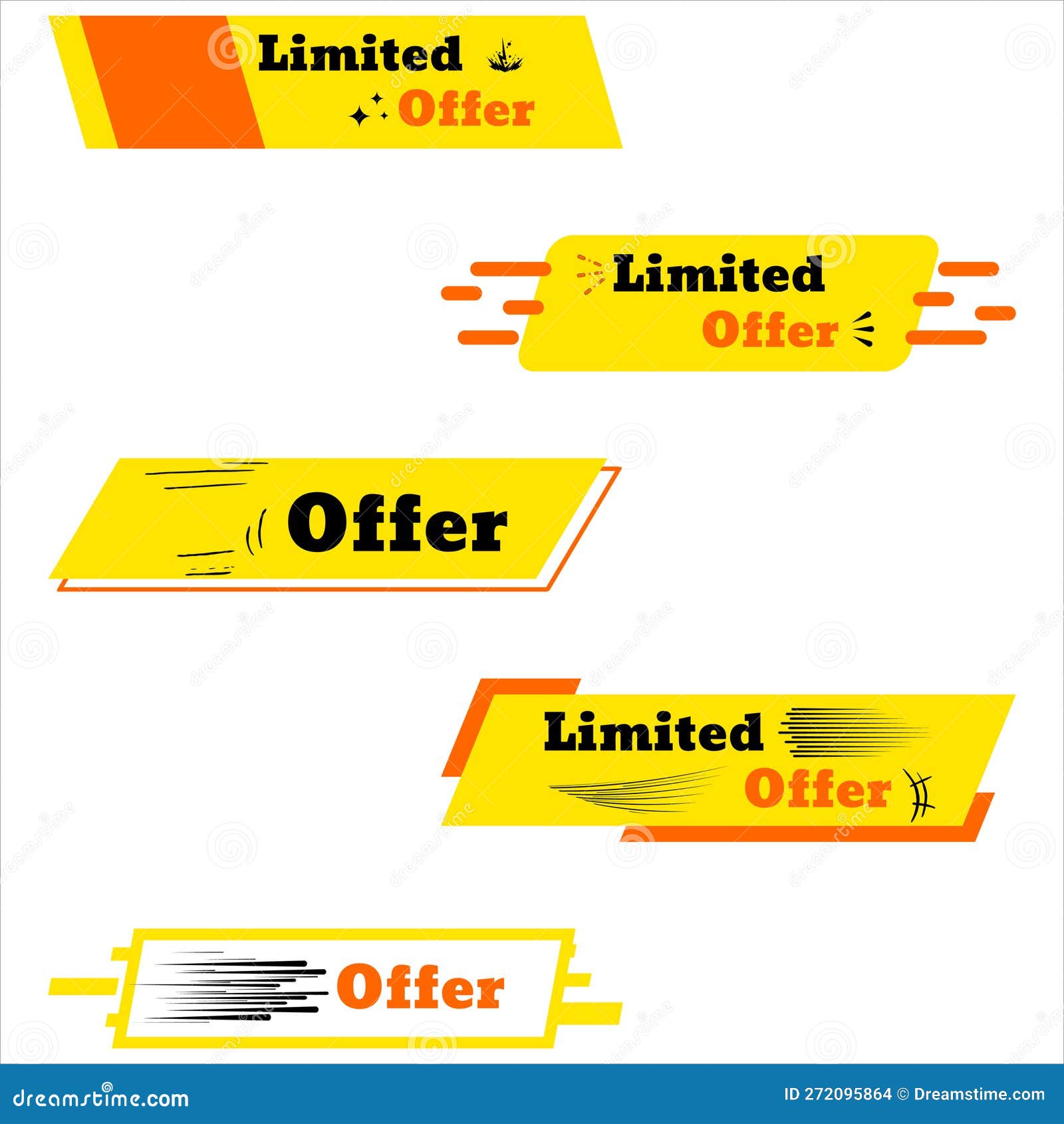 Limited Offer. Collection of Limited Offer Banner Stock Vector ...