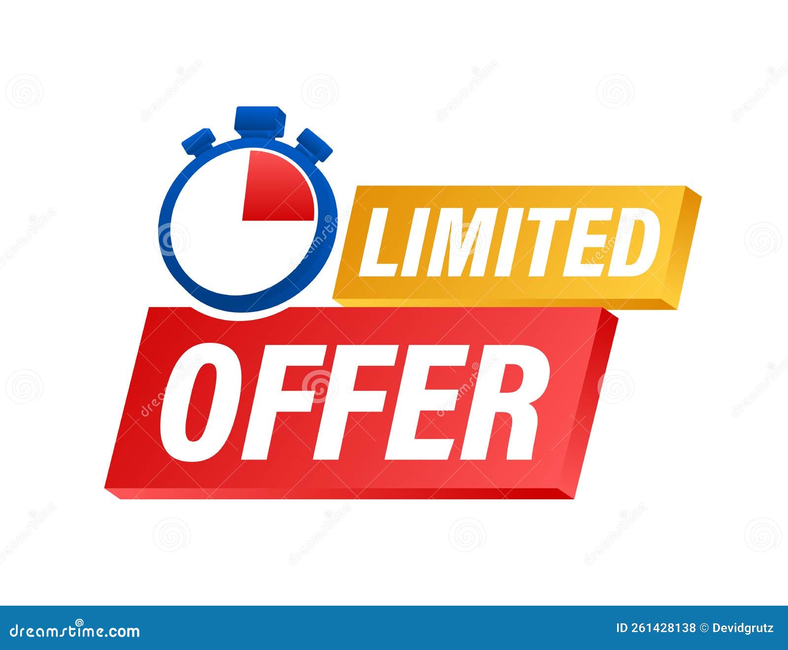 Limited Offer Labels. Alarm Clock Countdown Logo. Limited Time Offer ...