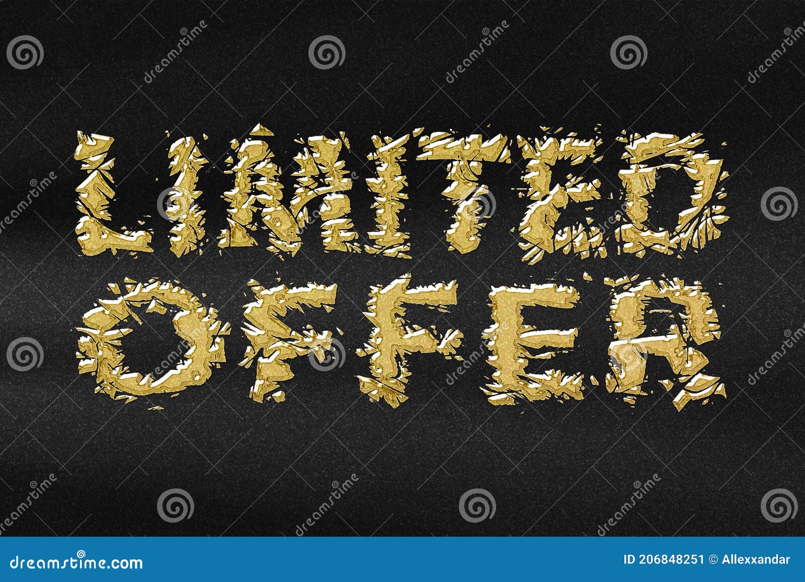 Limited Offer, Modern Banner, Limited Offer Text Stock Illustration ...