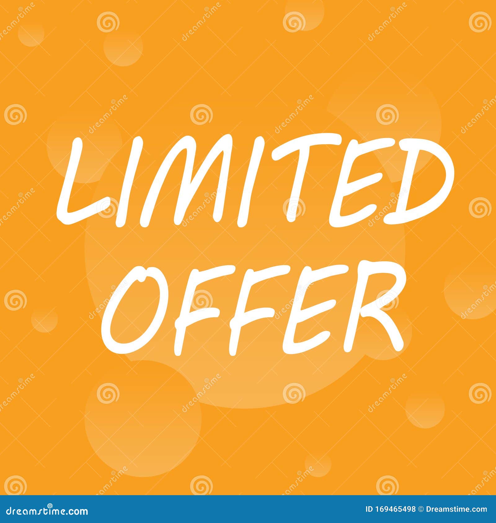 LIMITED OFFER - PROMOTION LABEL - ADVERTISEMENT Stock Illustration ...