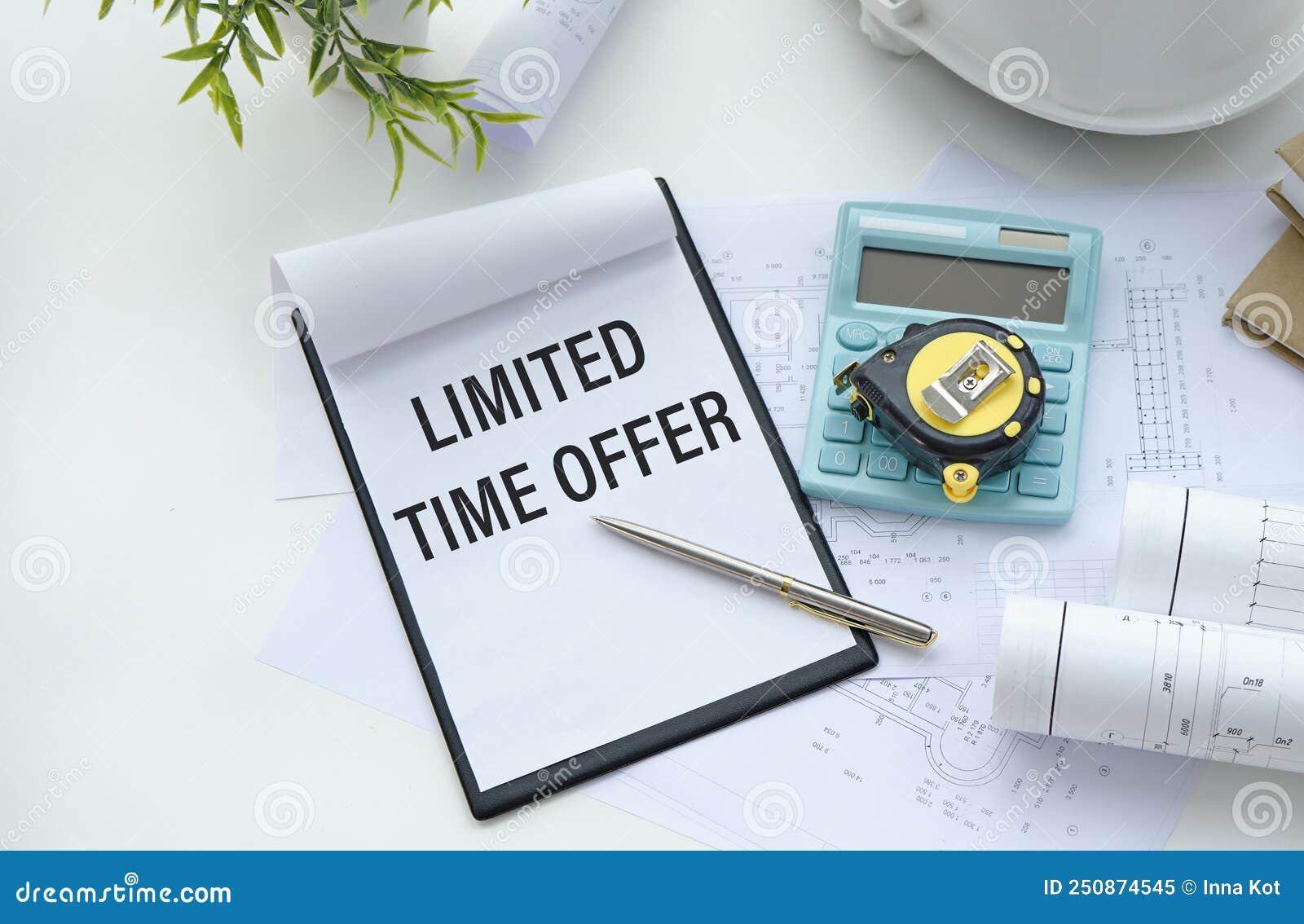 Limited Offer Text Written on Notepad with Glasses, Calculator ...