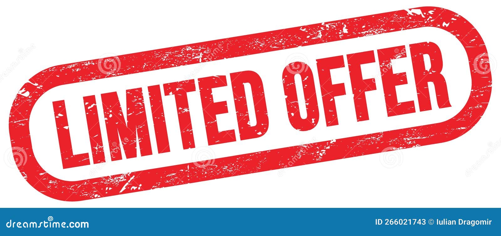 LIMITED OFFER, Text Written on Red Stamp Sign Stock Image - Image of ...