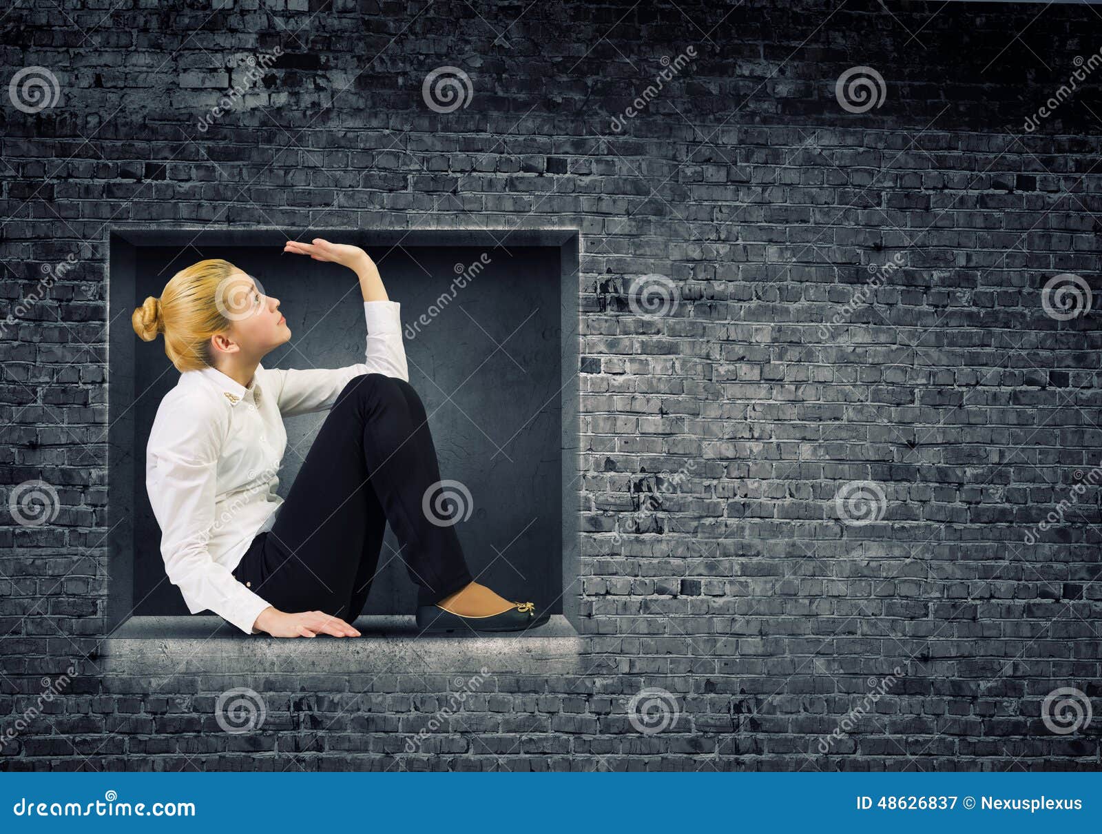 Limited and restricted stock image. Image of businesswoman - 48626837