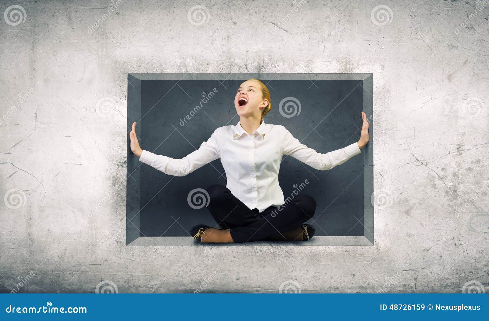 Limited and restricted stock image. Image of avoid, cement - 48726159