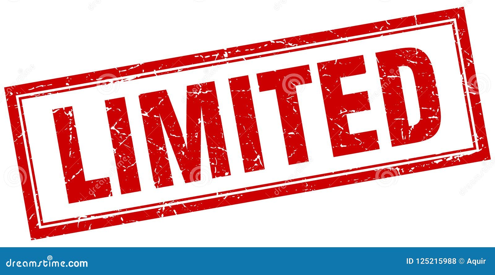 Limited stamp stock vector. Illustration of vintage - 125215988