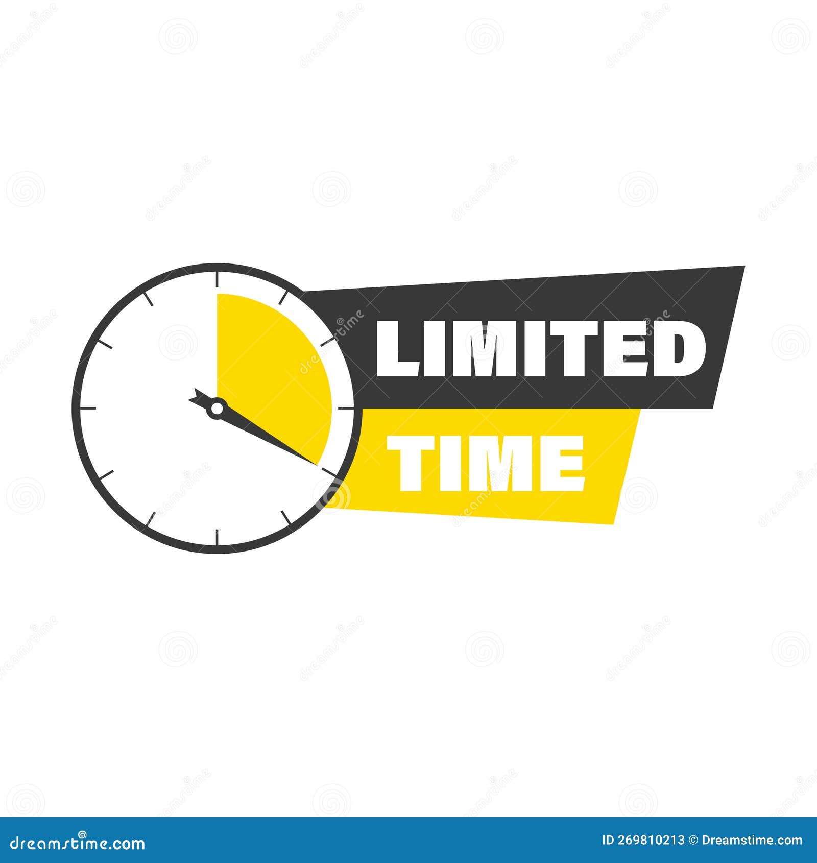 Limited Time Icon. Business Offer Stock Vector - Illustration of ...