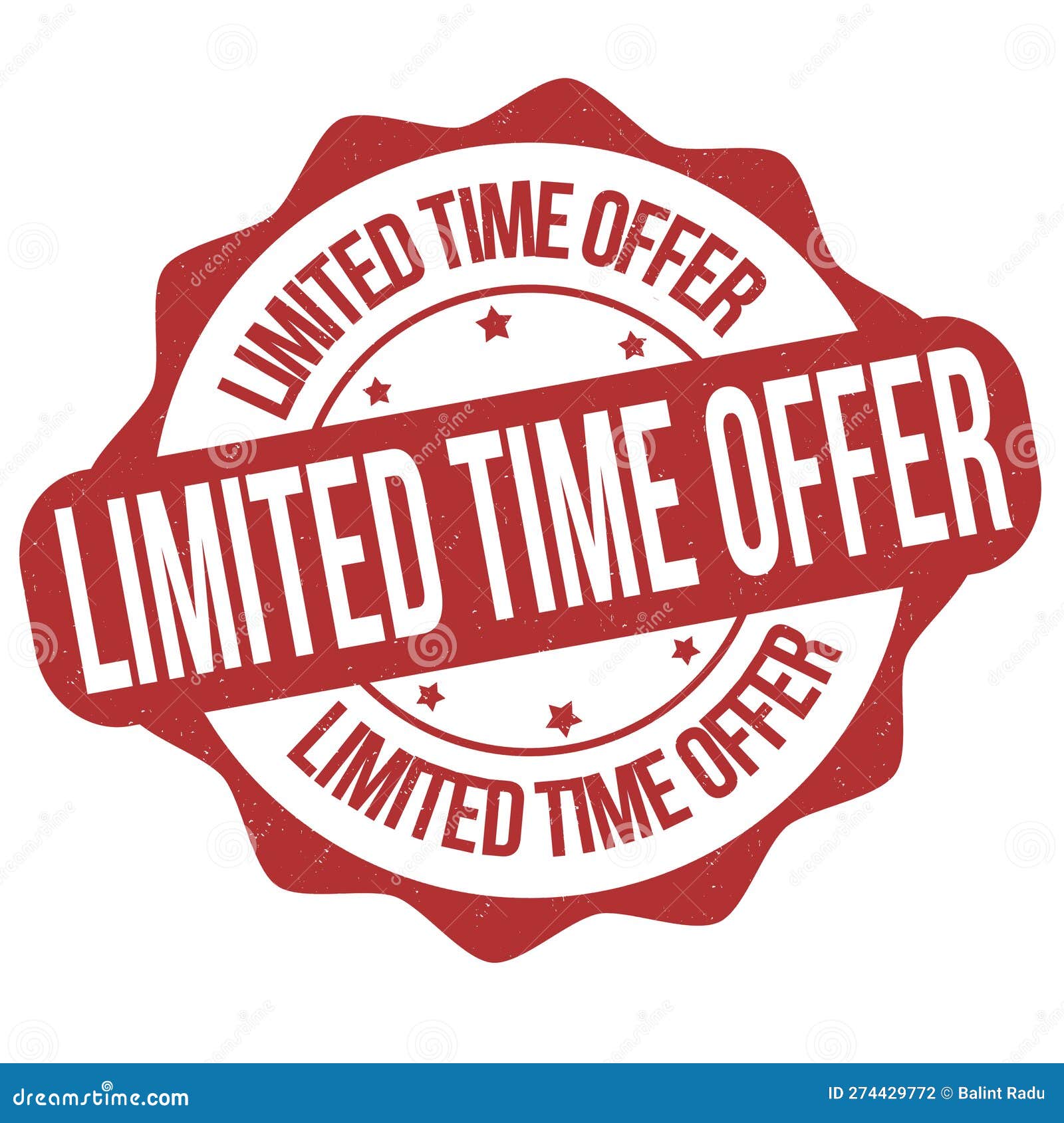 Limited Time only Label or Stamp Stock Vector - Illustration of ...