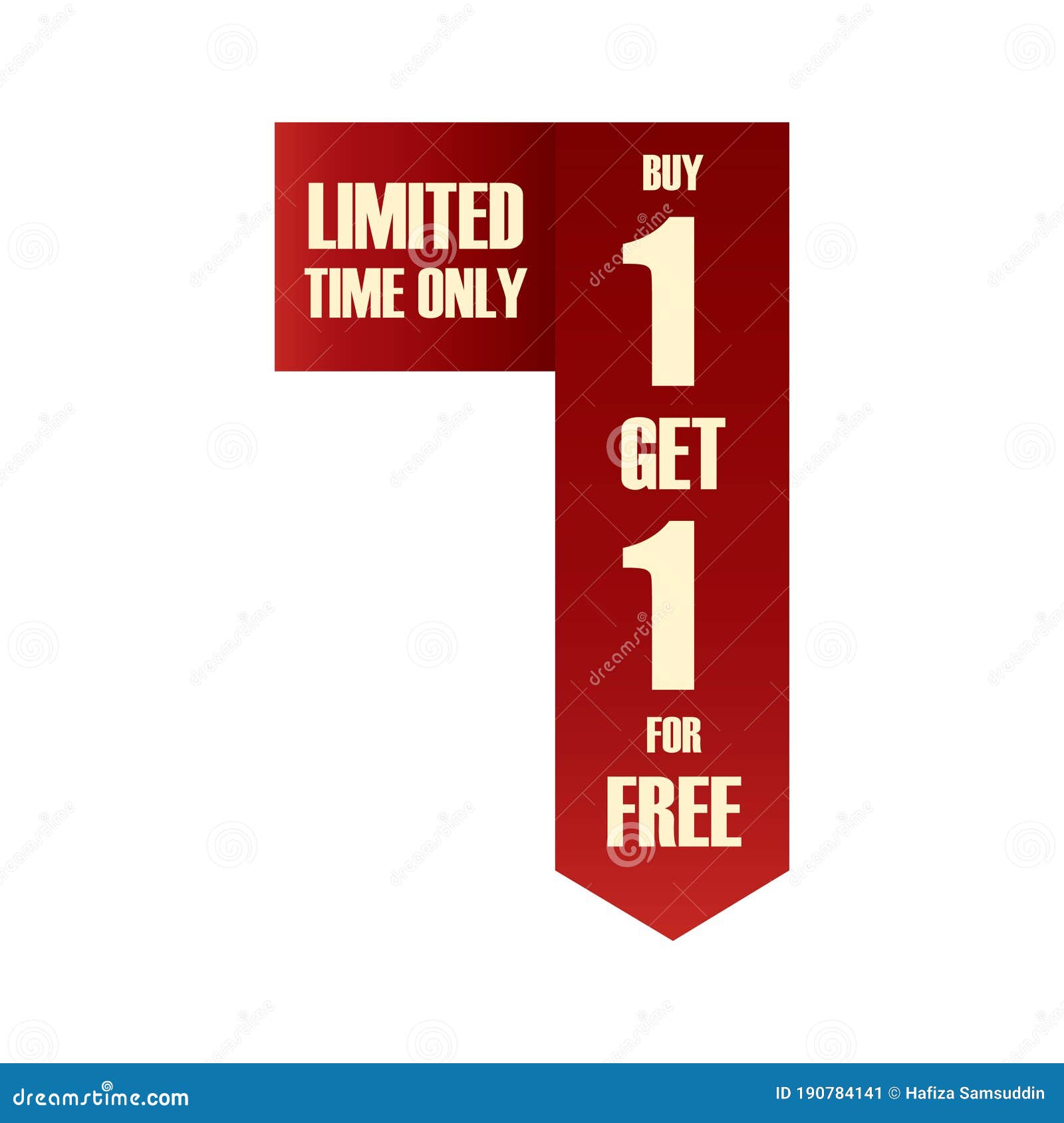 Limited Time only Label. Vector Illustration Decorative Design Stock ...