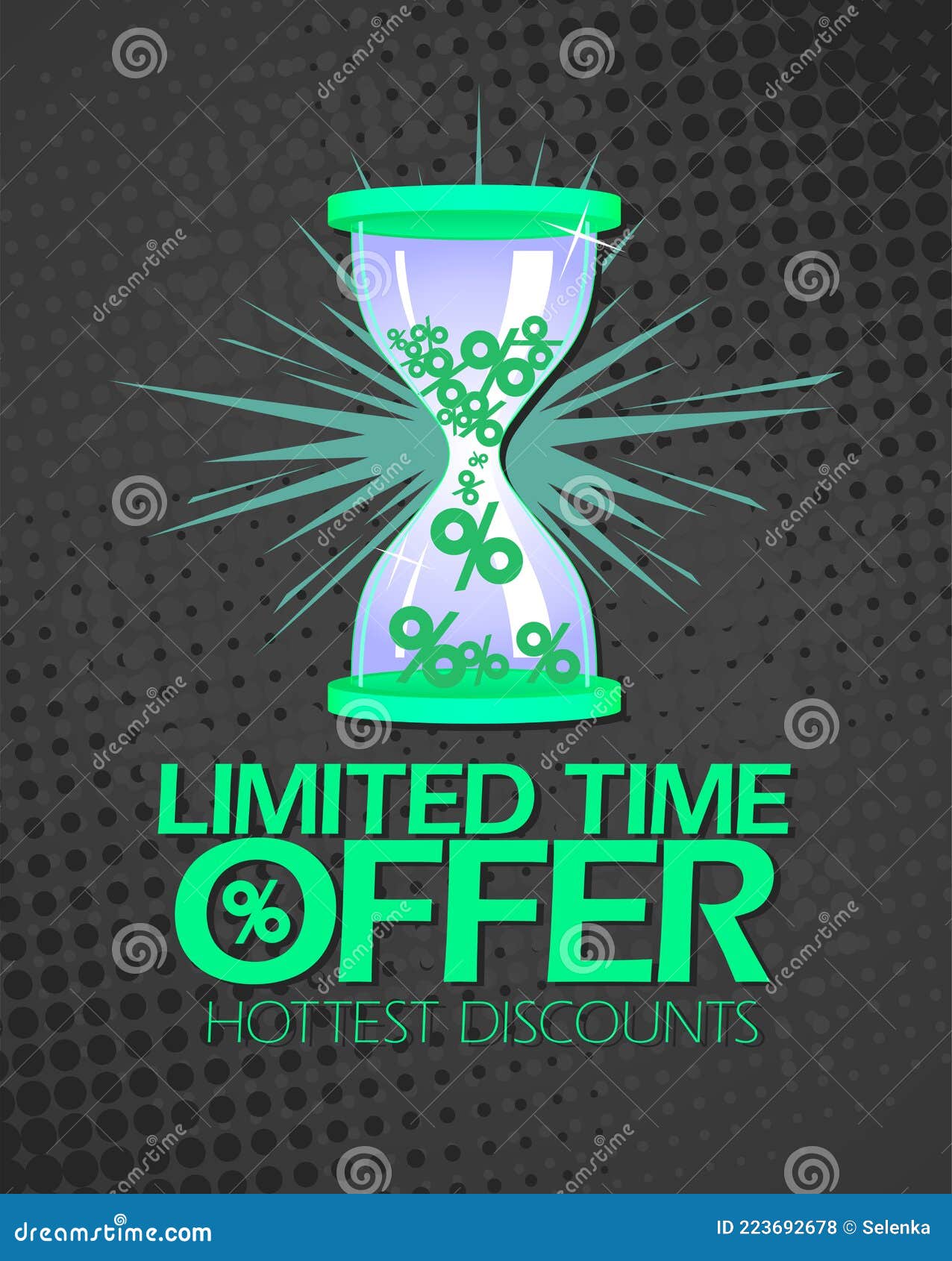 Limited Time Offer Vector Banner Design Stock Vector - Illustration of ...