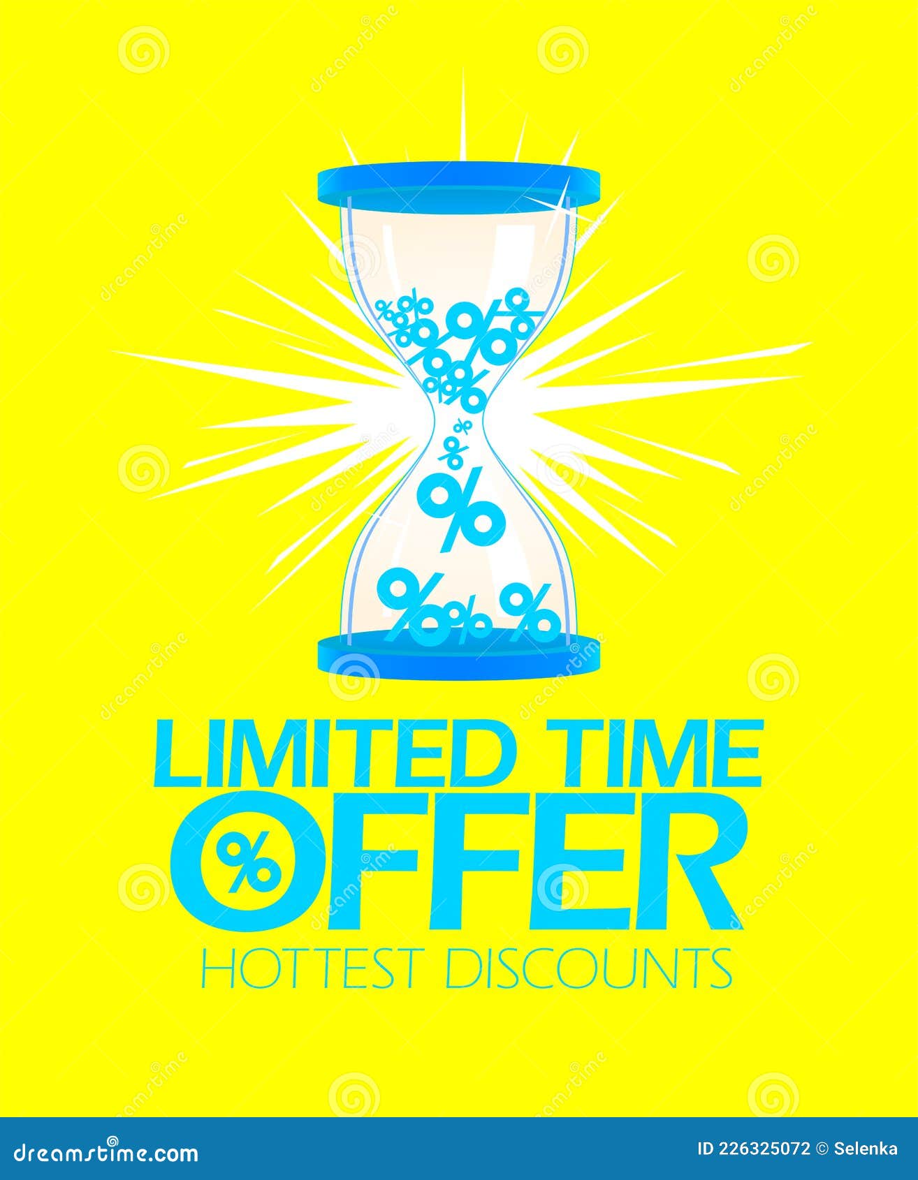 Limited Time Offer - Vector Banner Template Stock Vector - Illustration ...