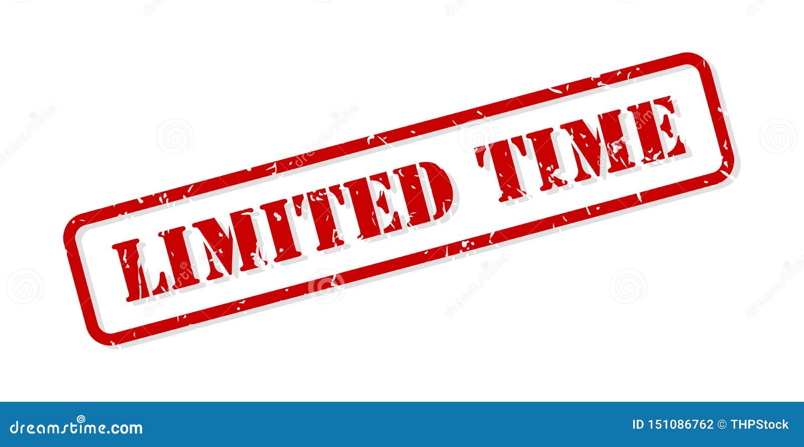 Limited Time Rubber Stamp Vector Stock Vector - Illustration of icon ...