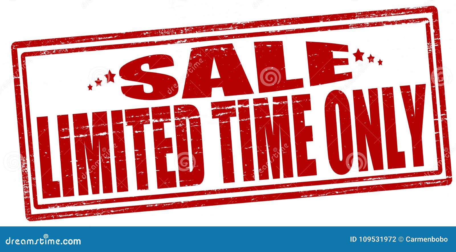 Limited time only stock illustration. Illustration of symbol - 109531972