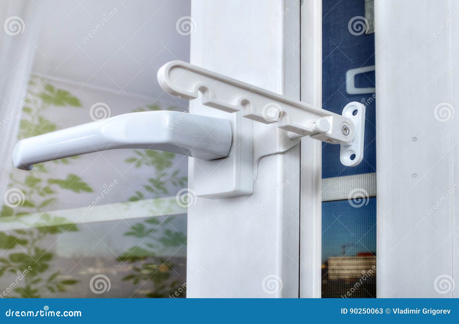 Limiting Rotation and Tilt of Plastic Window at Installation Sta Stock ...