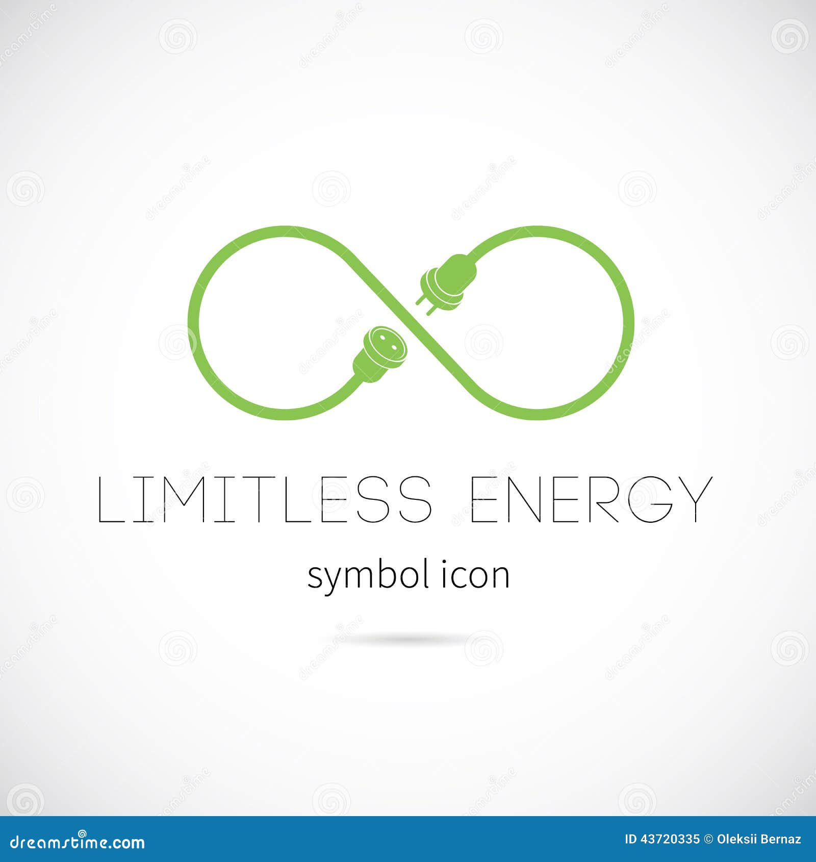 Limitless Energy Vector Concept Symbol Icon Stock Vector - Illustration ...