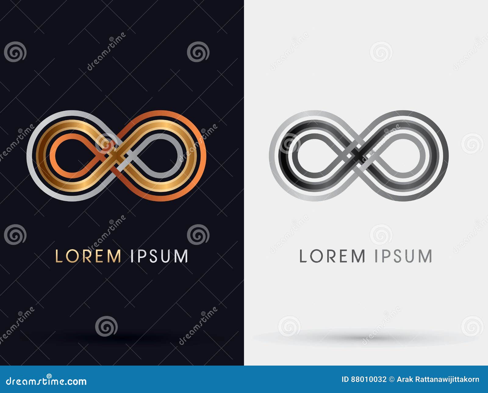 8, Limitless, Infinity Abstract Stock Vector - Illustration of abstract ...