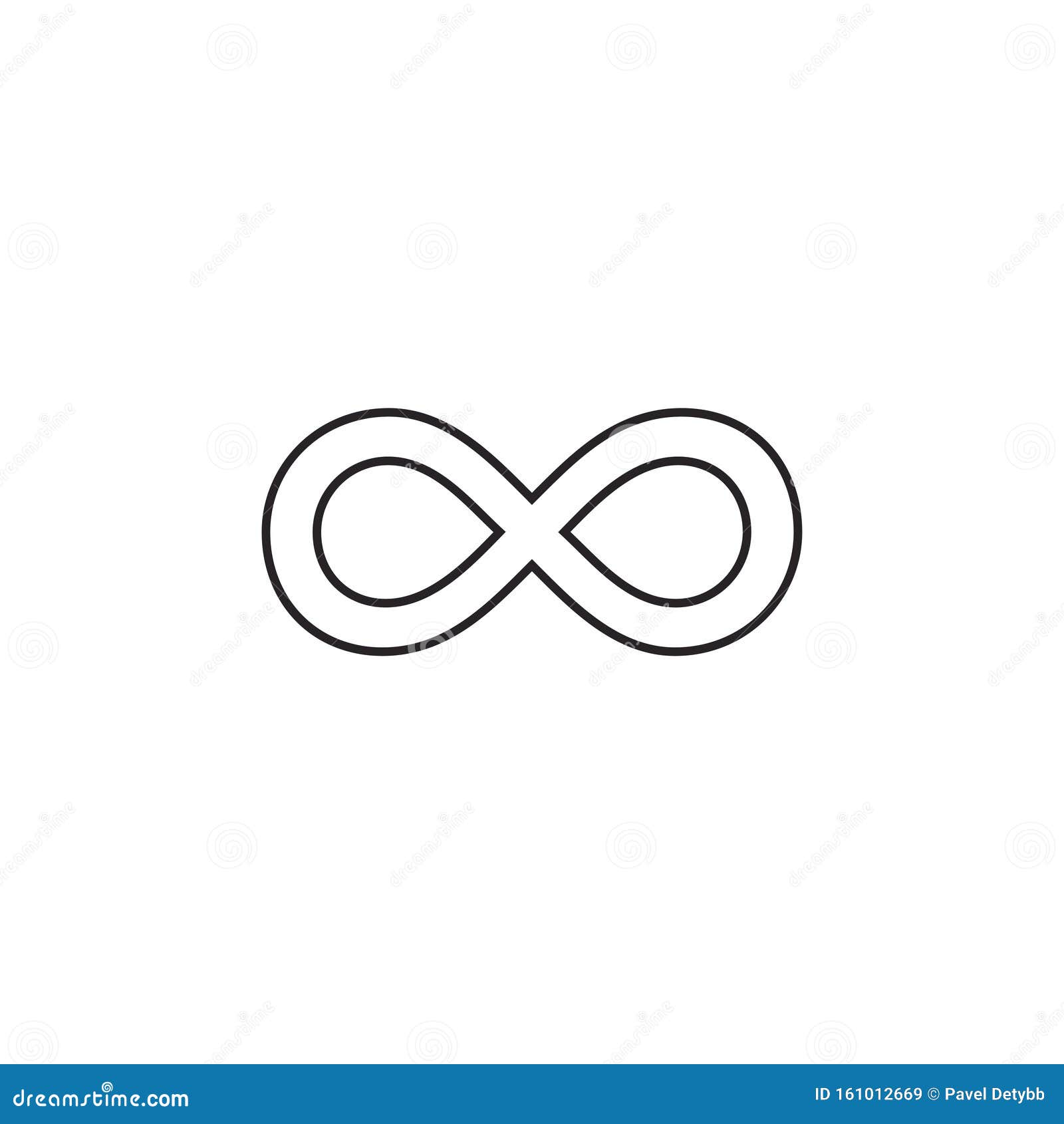 Limitless, Infinity Icon. Vector Illustration, Flat Design Stock ...