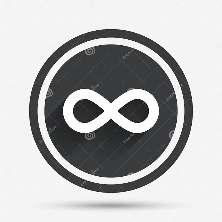Limitless Sign Icon. Infinity Symbol Stock Vector - Illustration of ...