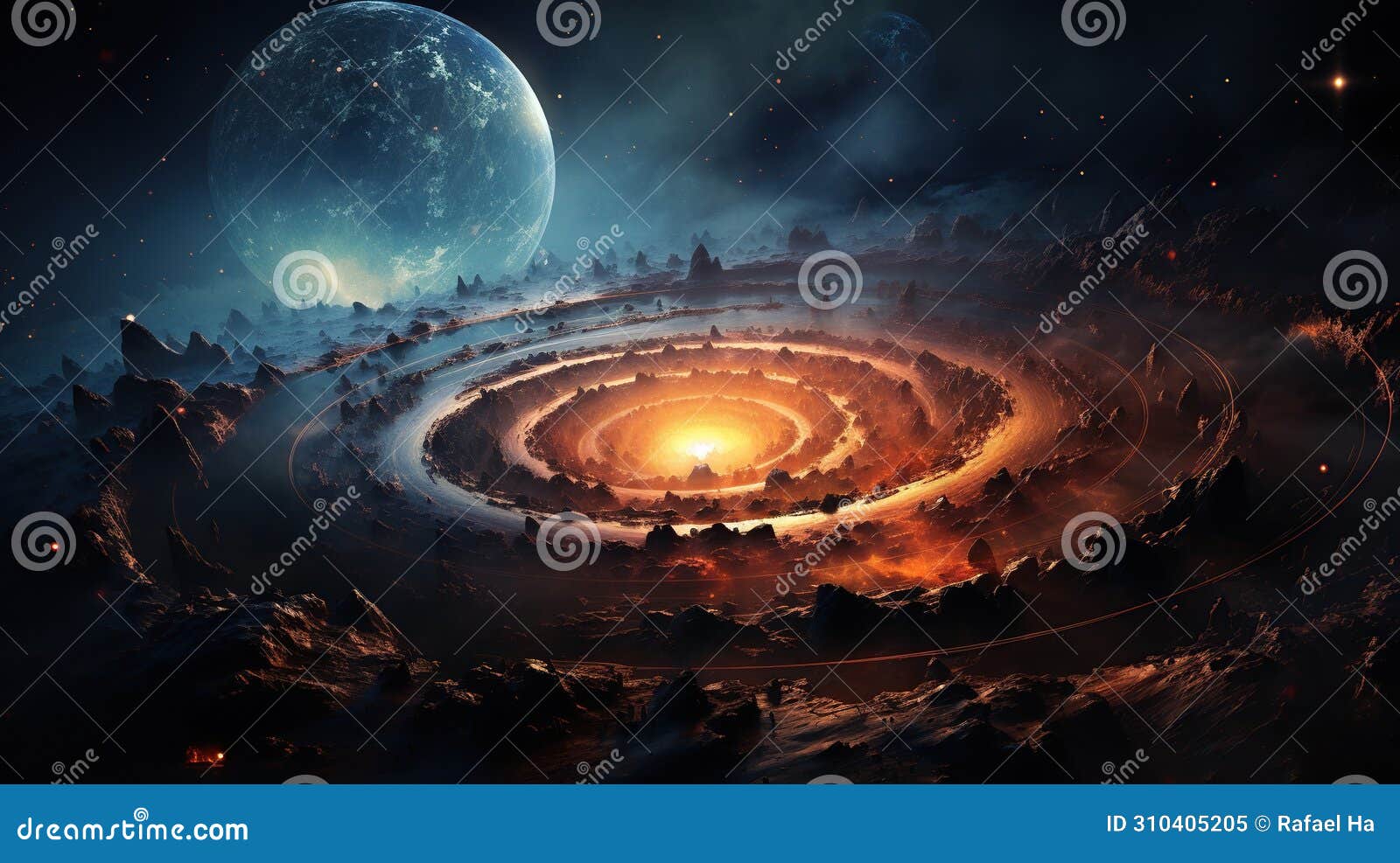 Limitless Space Beautiful Background Stock Image - Image of elements ...
