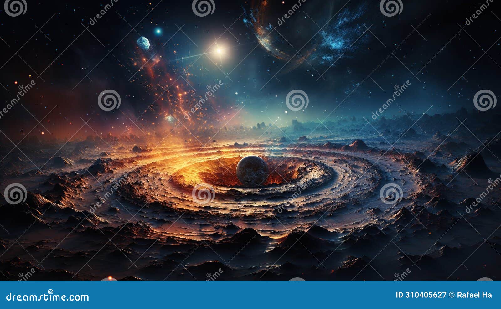 Limitless Space Beautiful Background Stock Image - Image of gradient ...