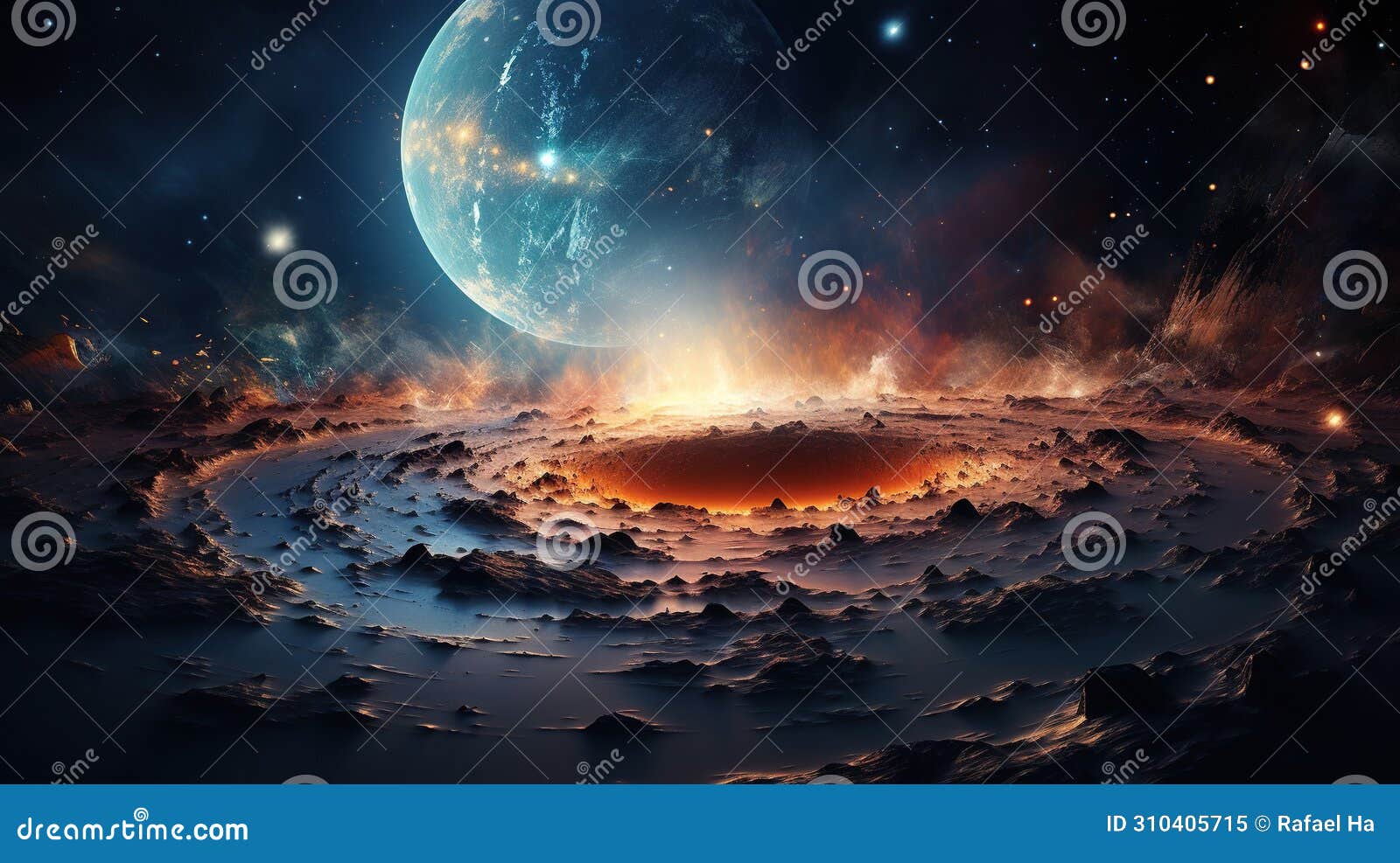 Limitless Space Beautiful Background Stock Image - Image of elements ...
