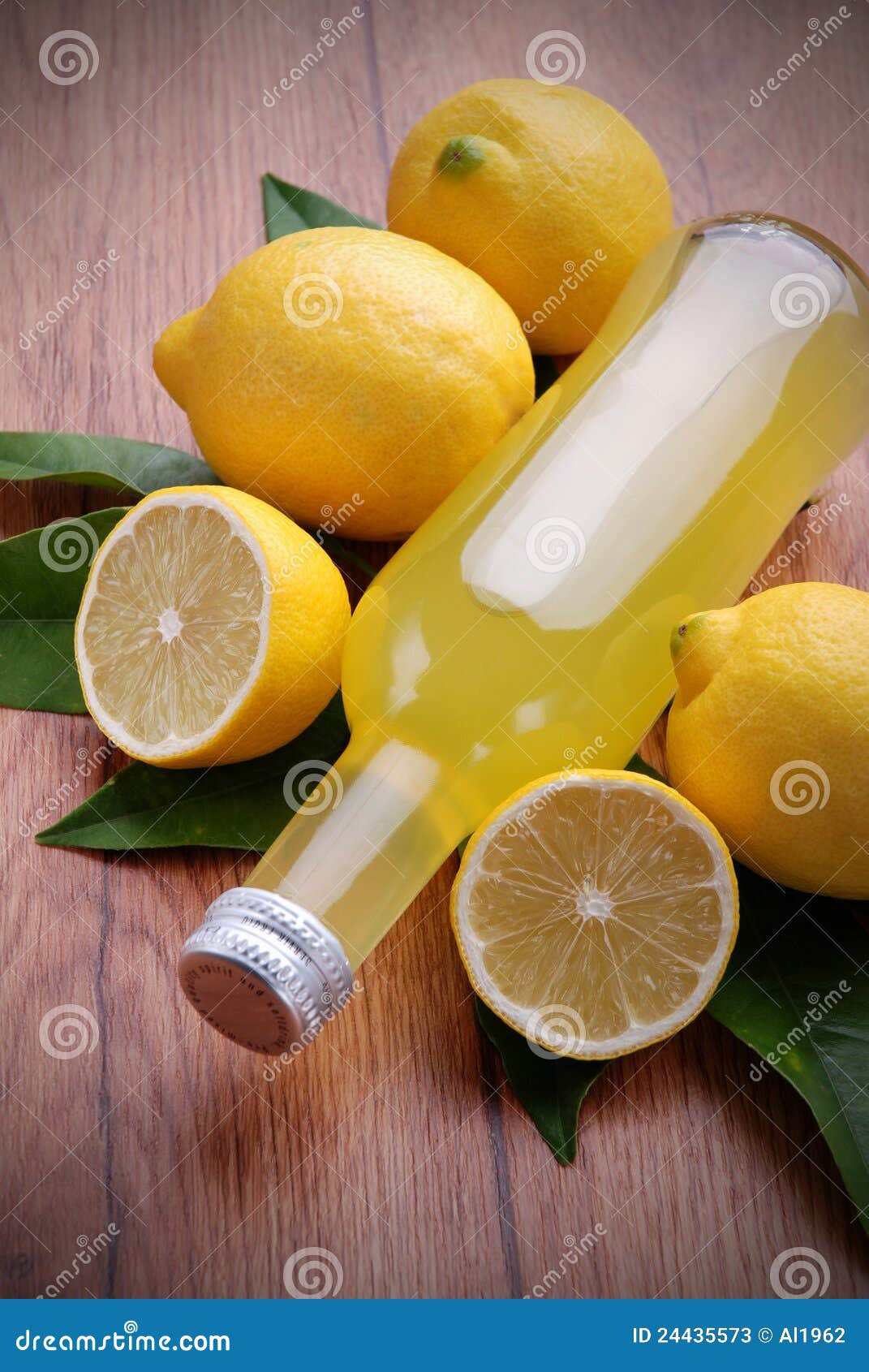 Limoncello, Italian Liqueur Stock Image - Image of closeup, liquor ...