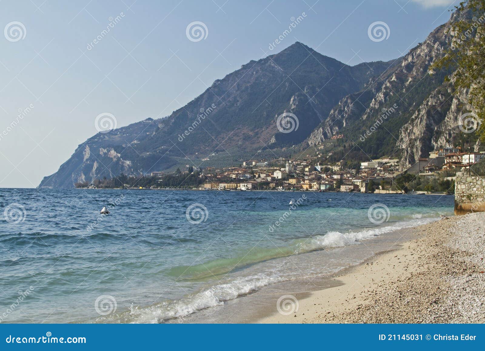 Limone stock image. Image of limone, lake, beach, lago - 21145031