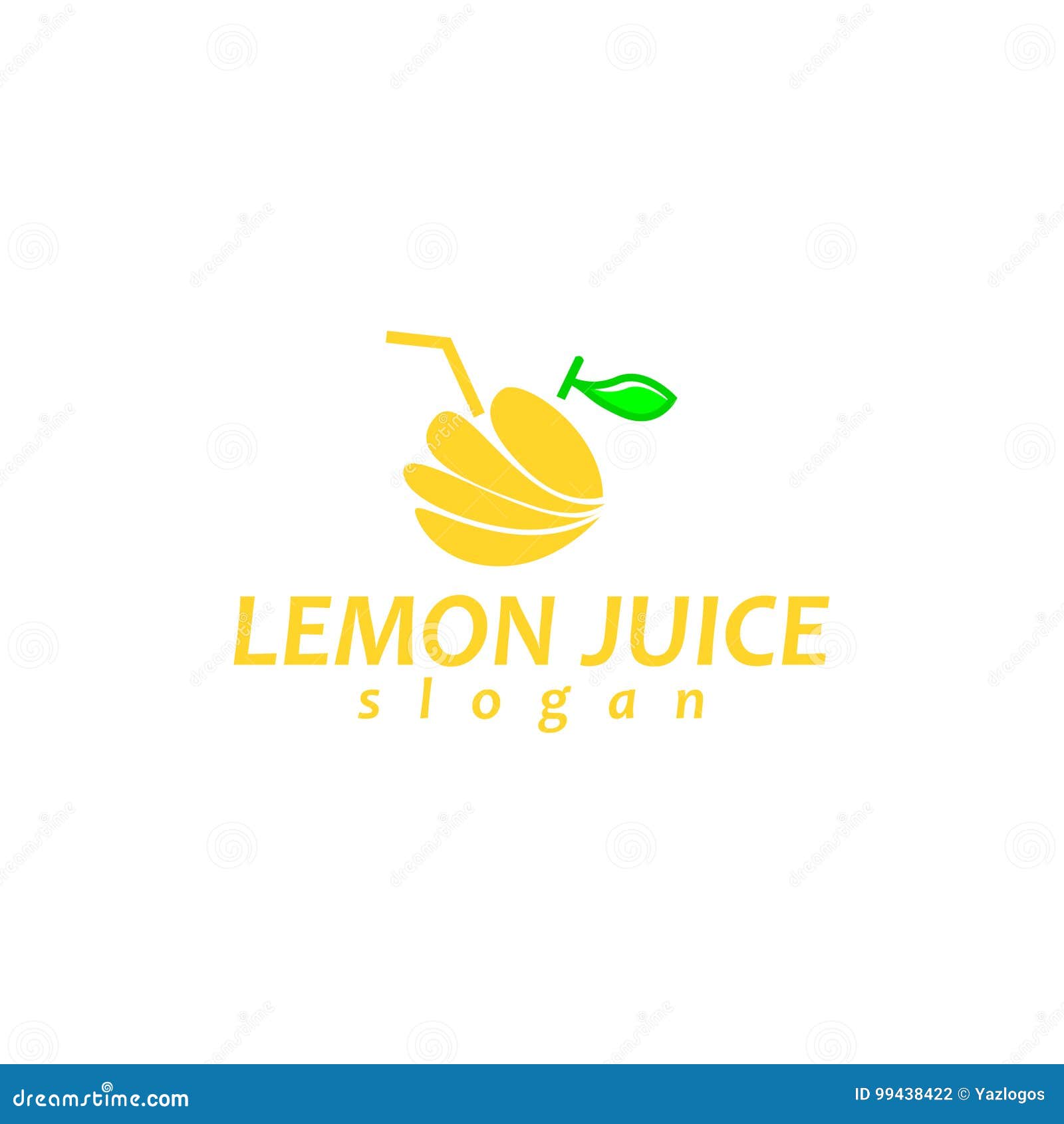 Limone Juice Logo illustrazione vettoriale. Illustrazione di disegno ...