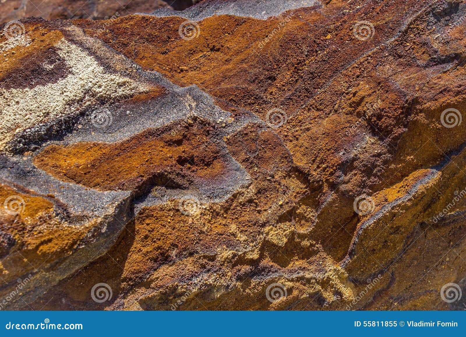 Limonit stockbild. Bild von ockerhaltig, eisen, mineralien - 55811855