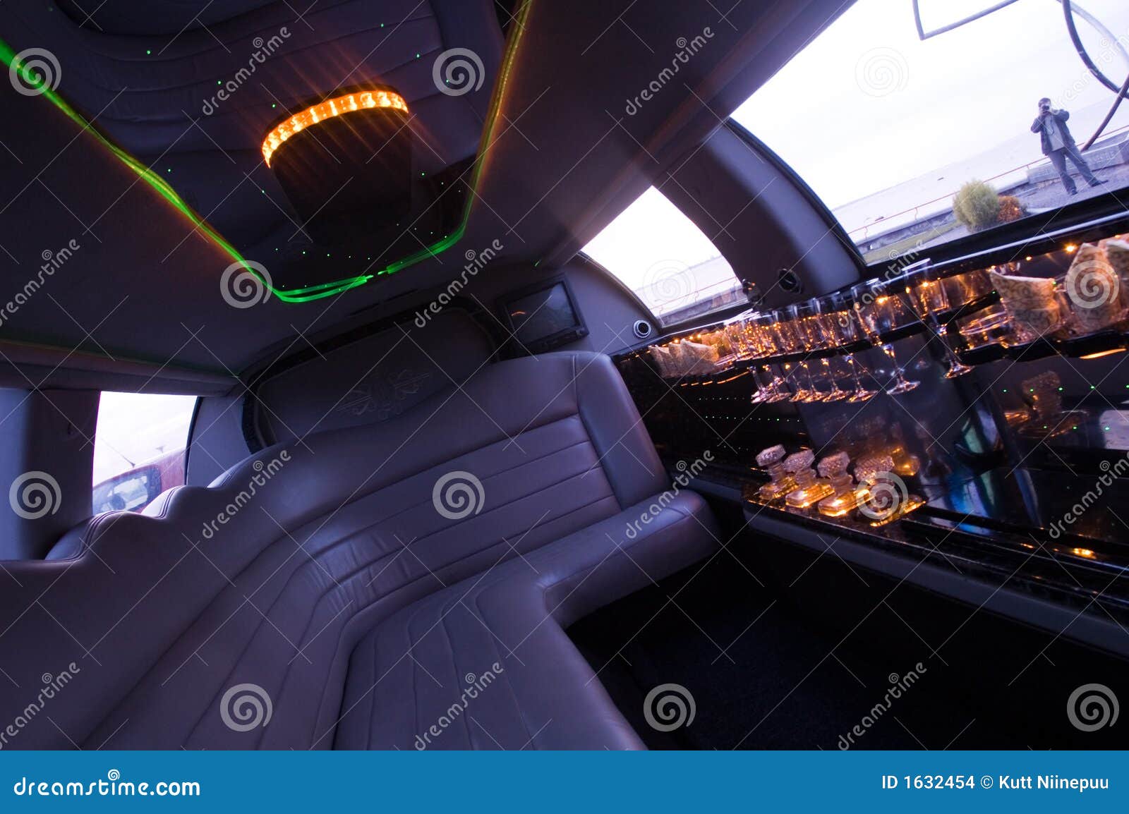Limousine interior stock photo. Image of expensive, prosperous - 1632454