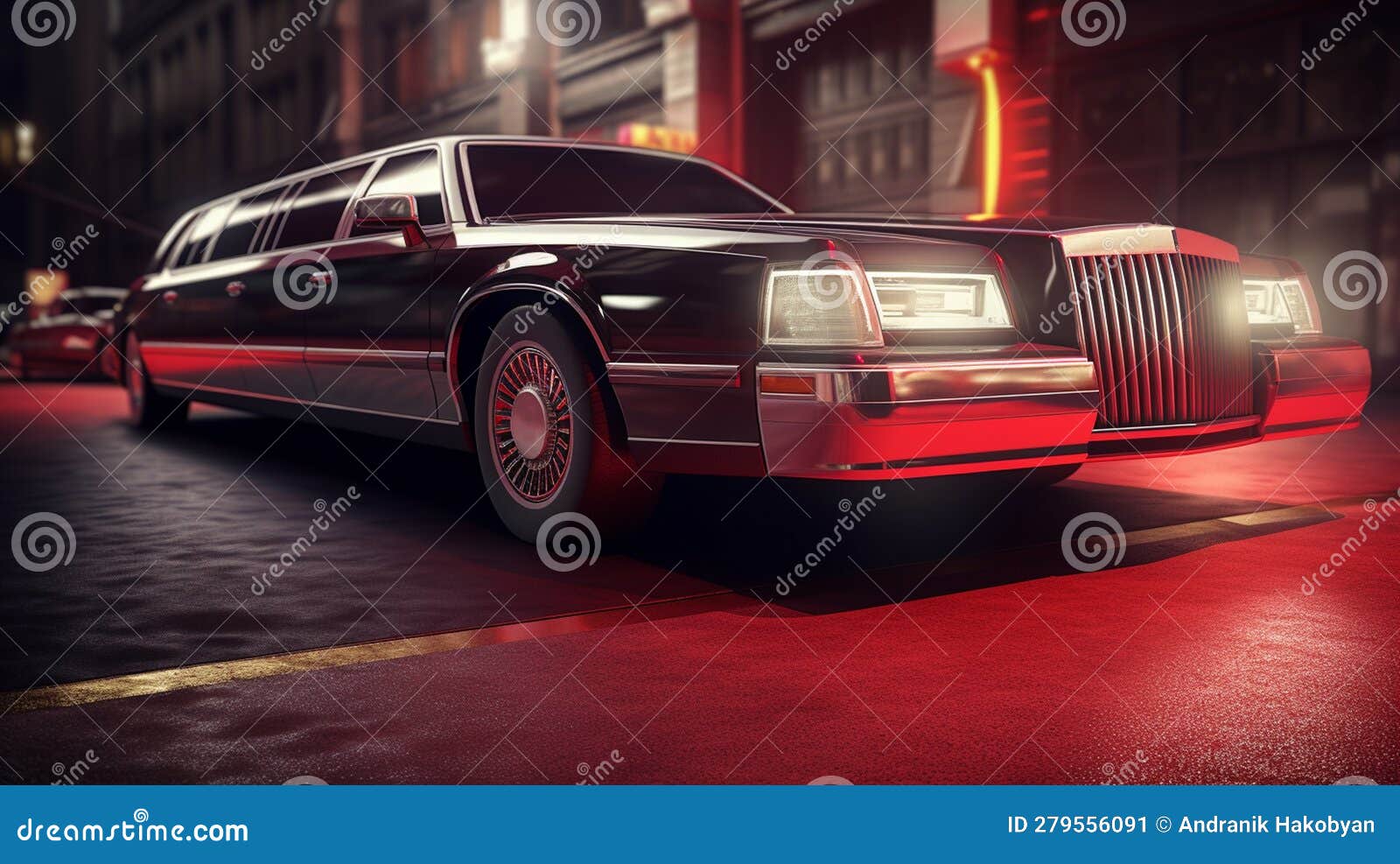 Generative AI Limousine Driver In Uniform- Stock Illustration ...