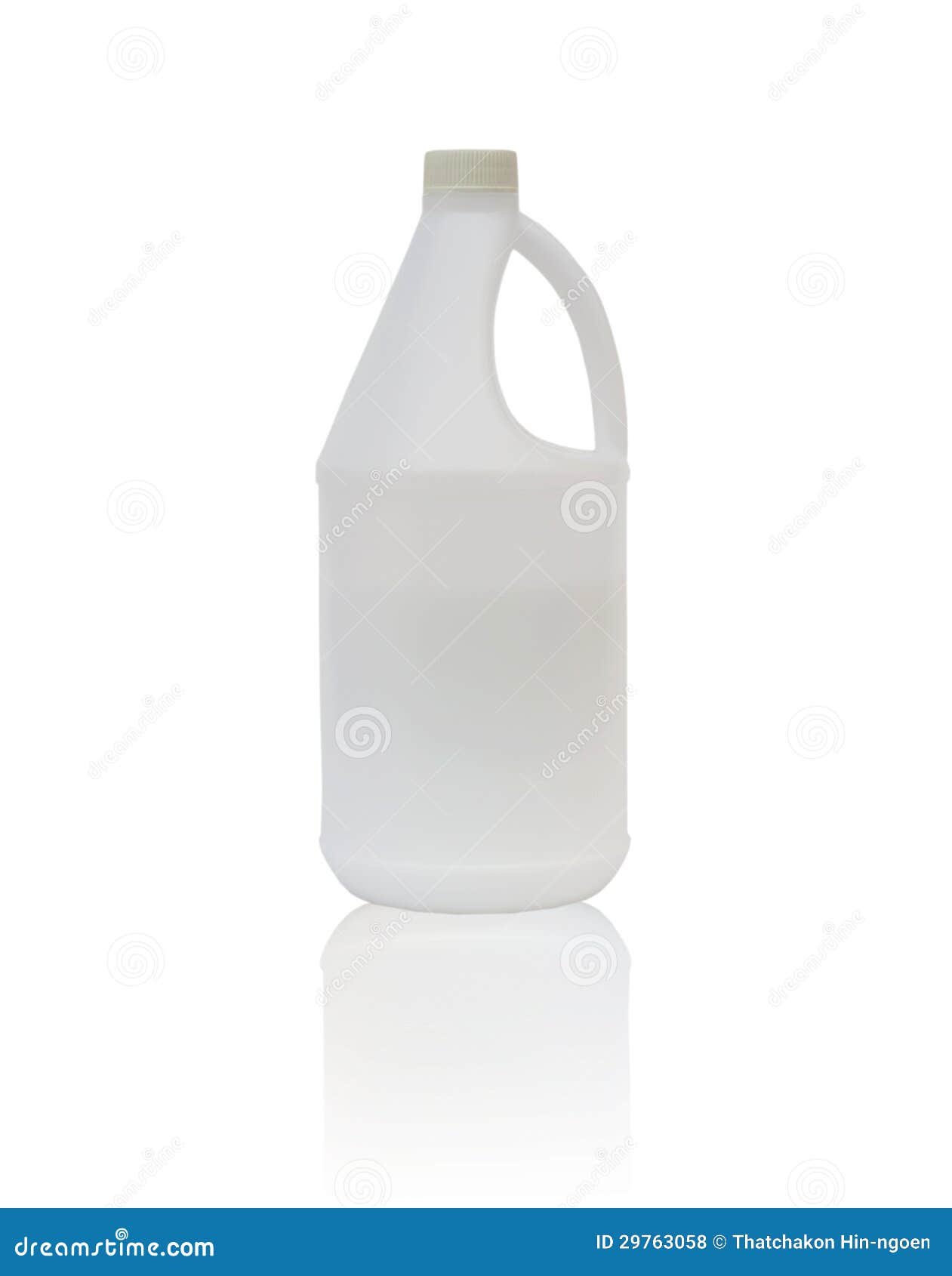 Botella plástica blanca foto de archivo. Imagen de claro - 29763058