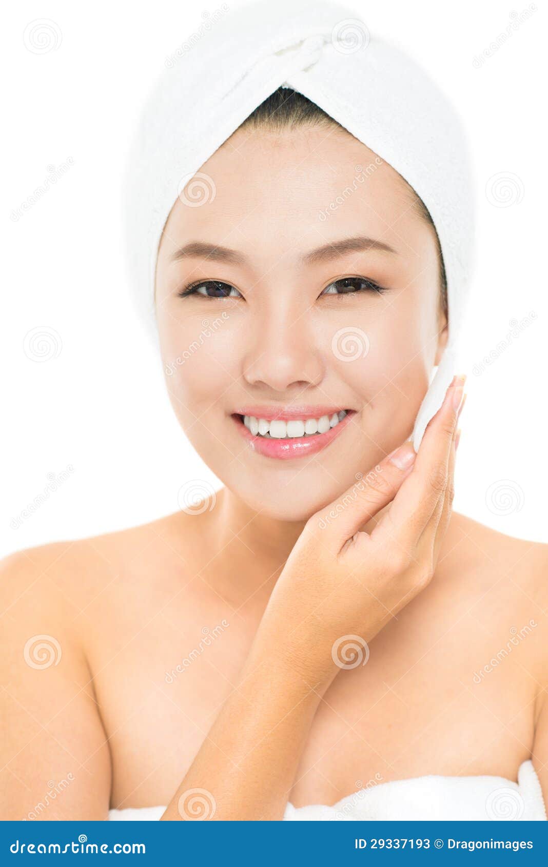 Limpie la piel imagen de archivo. Imagen de belleza, feliz - 29337193
