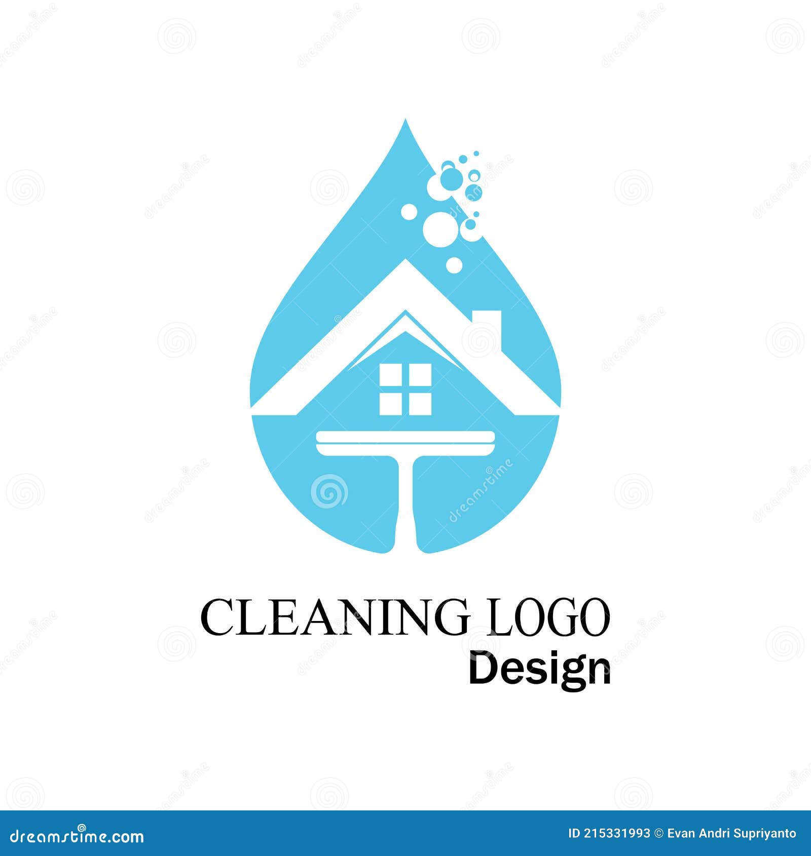 Limpieza Servicio Limpio Logo Icono Vector Plantilla Ilustración del ...