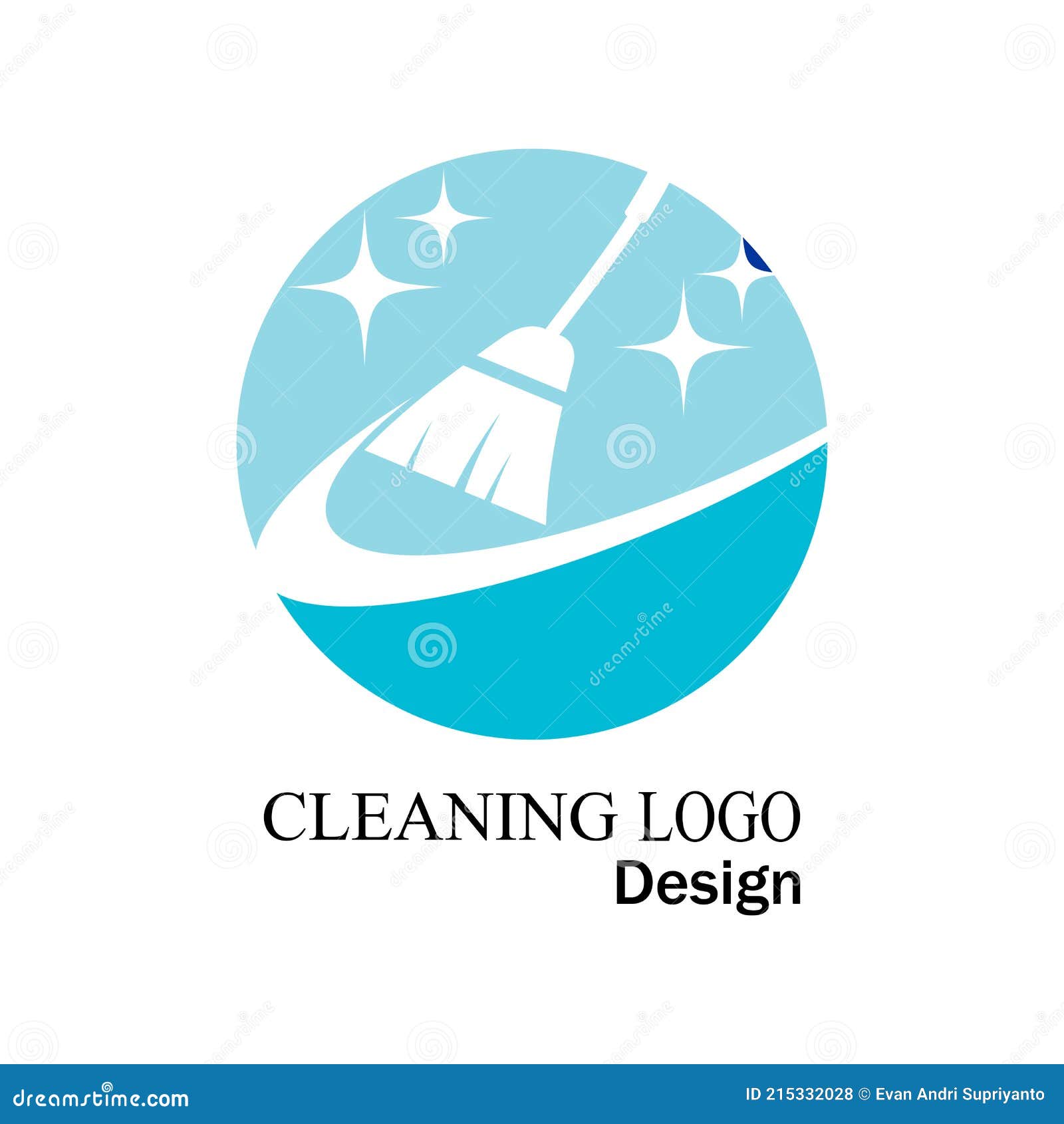 Limpieza Servicio Limpio Logo Icono Vector Plantilla Ilustración del ...