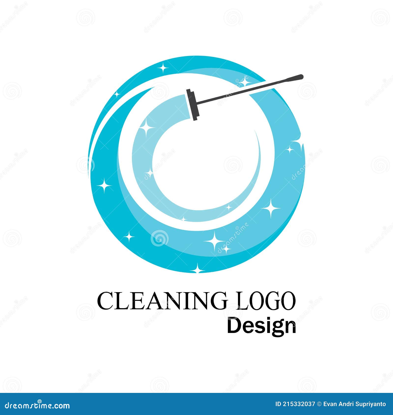 Limpieza Servicio Limpio Logo Icono Vector Plantilla Ilustración del ...