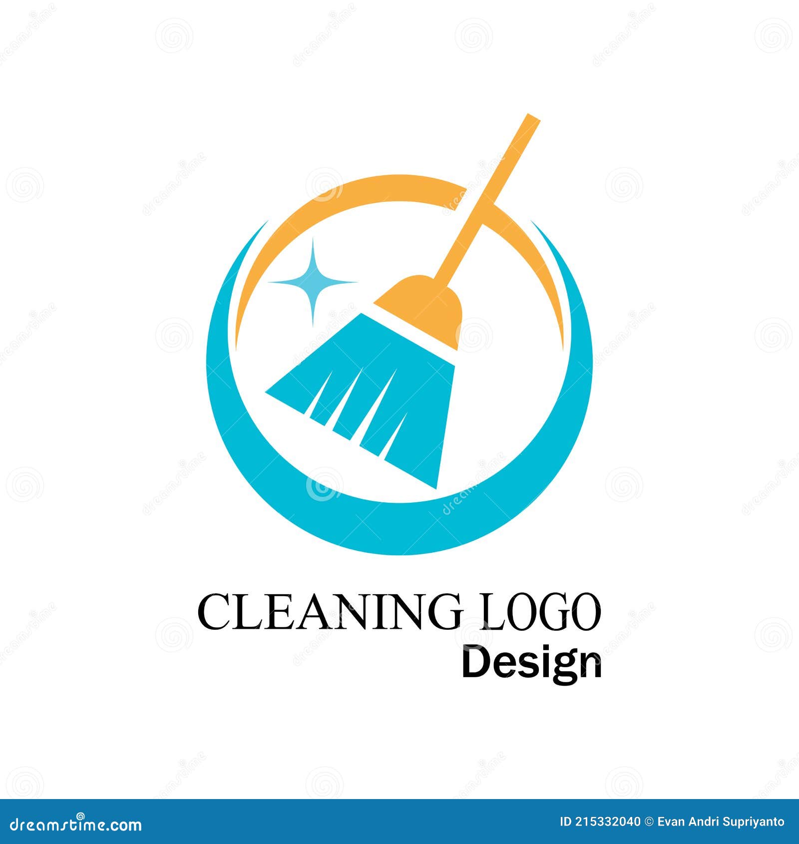 Limpieza Servicio Limpio Logo Icono Vector Plantilla Ilustración del ...
