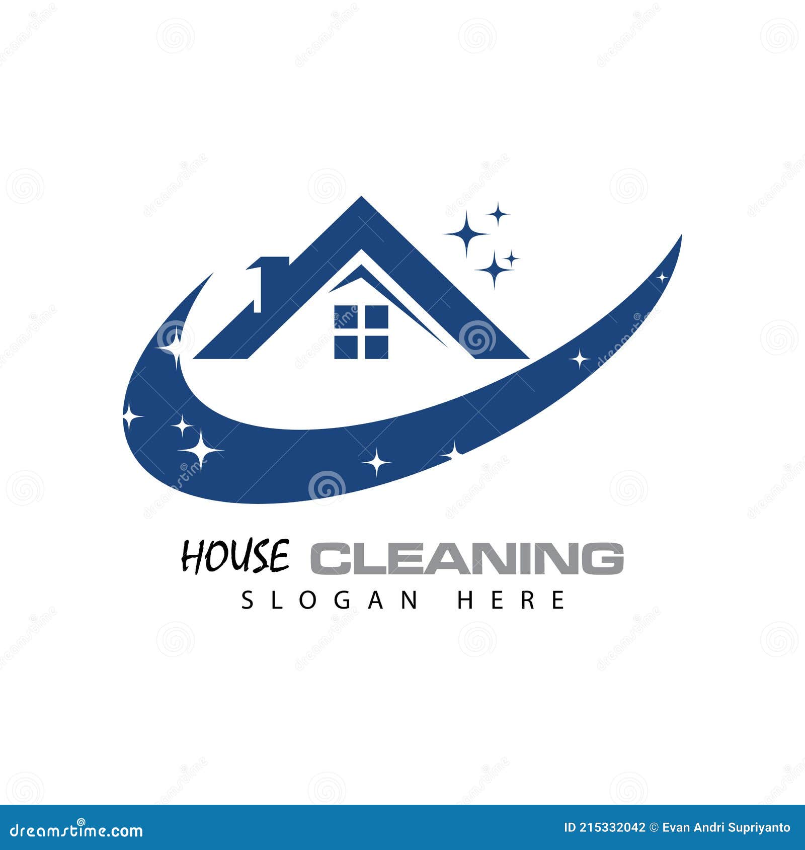 Limpieza Servicio Limpio Logo Icono Vector Plantilla Ilustración del ...