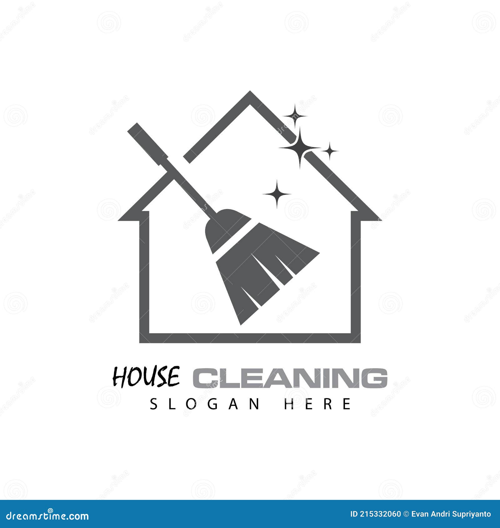 Limpieza Servicio Limpio Logo Icono Vector Plantilla Ilustración del ...